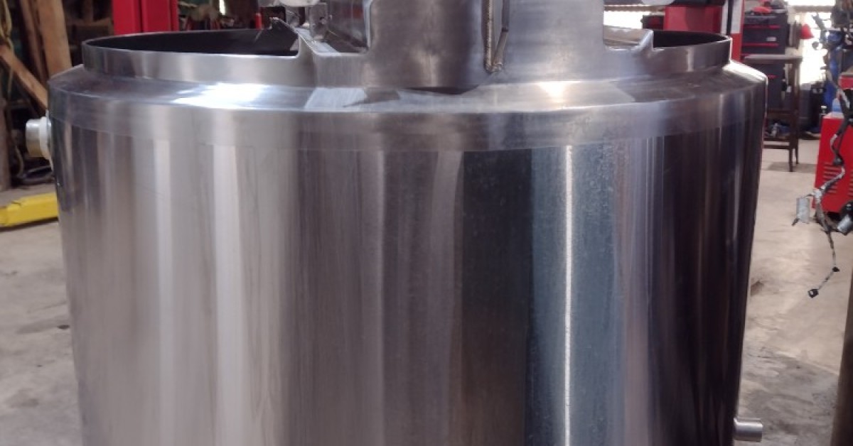 100 gallon Anco wing top batch pasteurizer | American Cheese Society